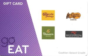Gift Card: Go Eat (Go Giftcard, United States of America(Go Giftcard ...