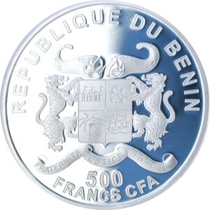 Coin: 500 CFA Francs (85 Years of Vatican City State - Jhon Paul I ...
