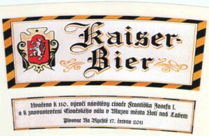 Drink Label: Kaiser Bier (Pivovar Na Rychtě Usti nad Labem, Czech ...