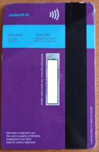 Bank Card: SNS Bank Wereldpas (SNS Bank, NetherlandsCol:NL-MS-0048