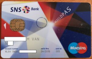 Bank Card: SNS Bank Wereldpas (SNS Bank, NetherlandsCol:NL-MS-0018.03