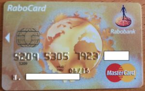 Bank Card: RaboCard (Rabobank, NetherlandsCol:NL-MC-0029