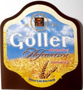 Drink Label: Göller Alkoholfreier Hefeweizen (Brauerei Goller, Germany ...