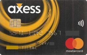 Bank Card: Axess (Akbank T.A.Ş., Türkiye (Turkey)Col:TR-MC-0391