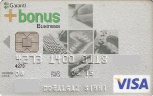 Bank Card: Garanti Business (Garanti Bankası, Türkiye (Turkey)Col:TR-VI ...