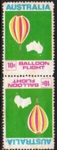 Stamp: Balloon Flight (Australia: Cinderella Stamps(Balloon Flight) Col ...