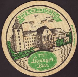 Beer Coaster: Liesinger (Brau AG (Brau Union Österreich), AustriaCol:AT ...