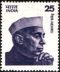 Stamp: Jawaharlal Nehru (1889-1964) (India(Gandhi and Nehru Definitives ...