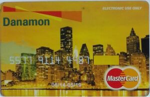 Bank Card: Danamon (Bank Danamon, IndonesiaCol:ID-MC-0082.01