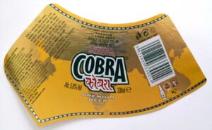 Drink Label: Cobra extra smooth (Molson Coors, United Kingdom of Great ...