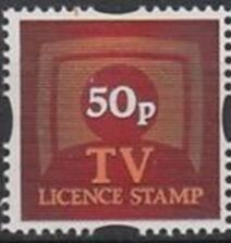 Stamp: Numeral (United Kingdom: Cinderella Stamps(Television Licence ...