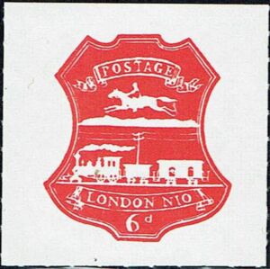 Stamp: Postage London N10 (United Kingdom: Private Post Offices(1971 ...