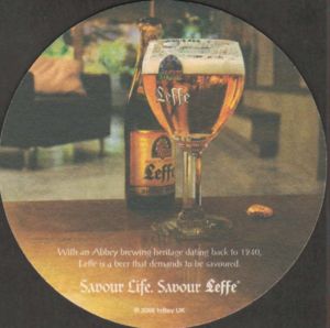 Beer Coaster: Leffe (AB InBev, BelgiumCol:BE-000802