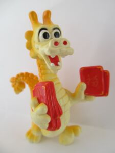 Meal Toy: Ching, oranje draak (Fast Food Toys, Netherlands(Chineese ...