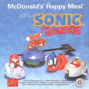 Meal Toy: Sonic (Fast Food Toys, Netherlands) (Sega Sonic - The ...