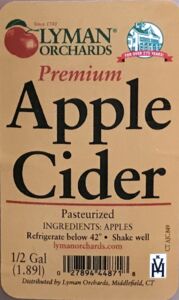 Drink Label: Lyman Orchards Apple Cider (Lyman Orchards, United States ...