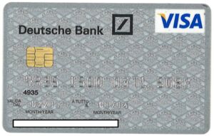Bank Card: Deutsche Bank (Deutsche Bank, ItalyCol:IT-VI-0080