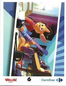 Meal Toy: Sticker 6 (Stickers, Belgium(Walibi - The battle game) Col ...