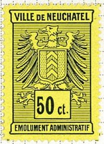 Stamp: Neuchatel (Switzerland: Revenue Stamps(Revenue - Neuchatel) Col ...