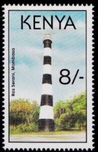 Stamp: Ras Serani, Mombasa (Kenya(Lighthouses) Mi:KE 570,Sn:KE 588,Yt ...