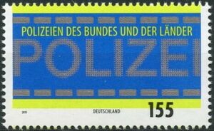 Stamp: Tribute to Federal and State Police (Germany, Federal RepublicMi ...