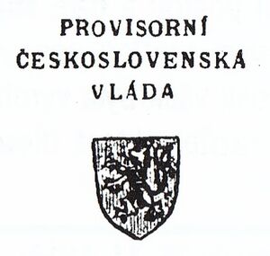 Stamp: Austria Stamps Overprinted "PROVISORNÍ ČESKOSLOVENSKÁ VLÁDA ...