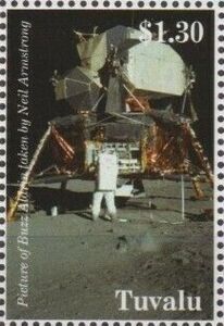 Stamp: Buzz Aldrin (Tuvalu(40th Anniversary of the First Man on the ...