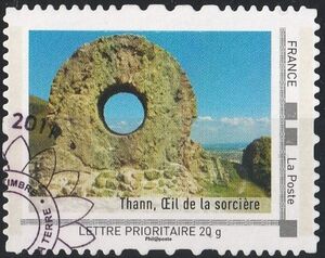 Stamp: Ruins Thann Oeil de La Sorciere (France: Personalized stamps ...