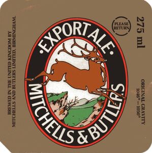 Drink Label: Export Ale (Mitchells and Butlers Brewery, United Kingdom ...