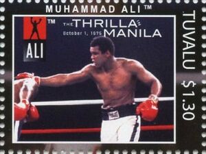 Stamp: Muhammad Ali (Tuvalu(Muhammad Ali, 1942-2016) Mi:TV 1685,Sn:TV 1138d,Yt:TV 1471 📮