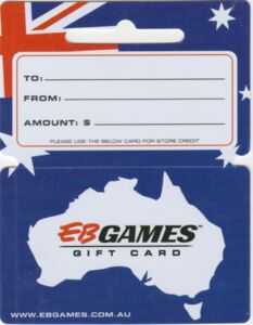 Gift Card: Australia Map/Flag (EB Games, Australia(EB Games) Col:AU-EBG ...