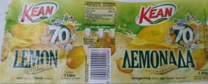 Drink Label: Kean lemon juise (KEAN SOFT DRINKS LTD, CyprusCol:CY-JUICE ...
