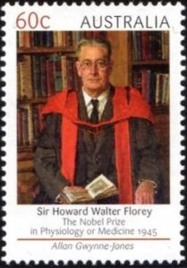 Stamp: Sir Howard Walter Florey, 1945 (Australia(Nobel Prize Winners ...