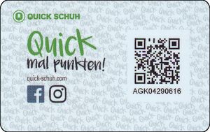 Geschenkkarte: Quick Card (Quick Schuh, Deutschland, Bundesrepublik ...