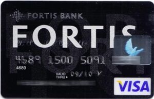 Bank Card: Fortis (Fortis Bank, PolandCol:PL-VI-0504