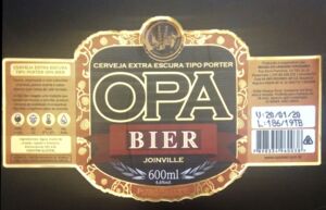 Drink Label: Opa Bier Porter (Cervejaria Joinville Ltda., BrazilCol:BR ...