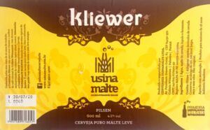 Drink Label: Kliewer (Cervejaria Usinamalte Ltda, BrazilCol:BR-BEER-000499