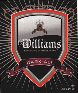 Drink Label: Williams Dark Ale (Sona Breweries, NigeriaCol:NG-BEER-000019