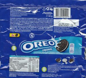 Food Label: Oreo Original (Mondelez România S.A., RomaniaCol:RO-SNACK-00015