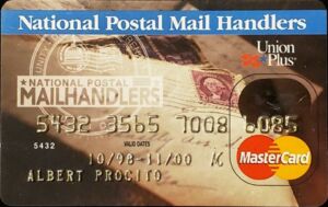 Bank Card: National Postal Mail Handlers (Household Bank, United States ...