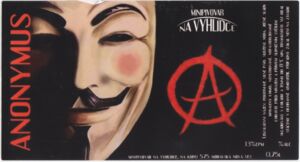 Drink Label: Anonymous 13% (Pivovar Na Vyhlídce Moravská Nová Ves ...