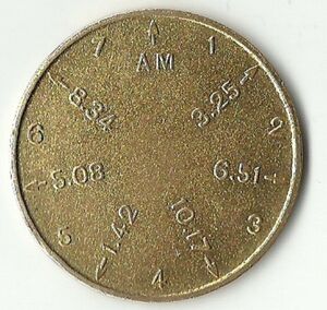 Token: Calendar Coin MTWTF (United States of America(Commemorative ...