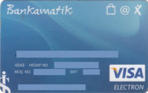 Bank Card: Bankamatik (Türkiye İş Bankası, Türkiye (Turkey)Col:TR-VE ...