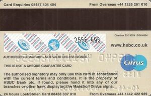 Bank Card: HSBC Debit Card (HSBC, United Kingdom of Great Britain ...