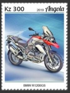 Stamp: Bmw R1200gs (Angola(Racing Motorcycles (2019)) Mi:AO 2124,Sn:AO ...