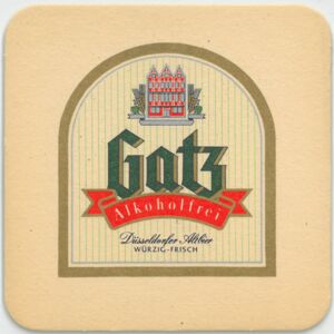 Sous-bock de bière: Gatzweilers (Gatz Brauerei (Carlsberg), Allemagne ...
