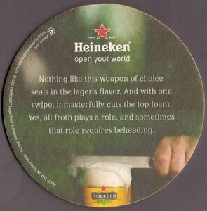 Beer Coaster: Heineken (Heineken, Netherlands) (Heineken-USA) Col:NL-003948