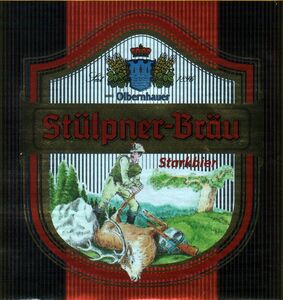 Drink Label: Olbernhauer Stulpner-Brau Starkbier (Brauerei Neunspringe ...