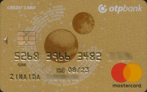 Bank Card: Otpbank Gold Credit (Otpbank, RussiaCol:RU-MC-0019.13