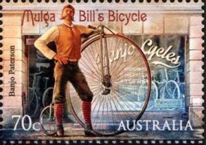Sello: Mulga Bill's Bicycle (Australia(Bush Ballads) Mi:AU 4129,Sn:AU ...